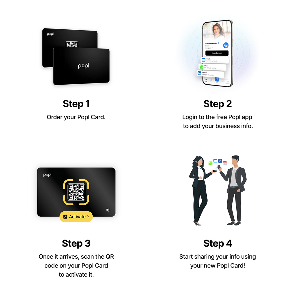 Buy Popl Card - Digital Business Card On The Go