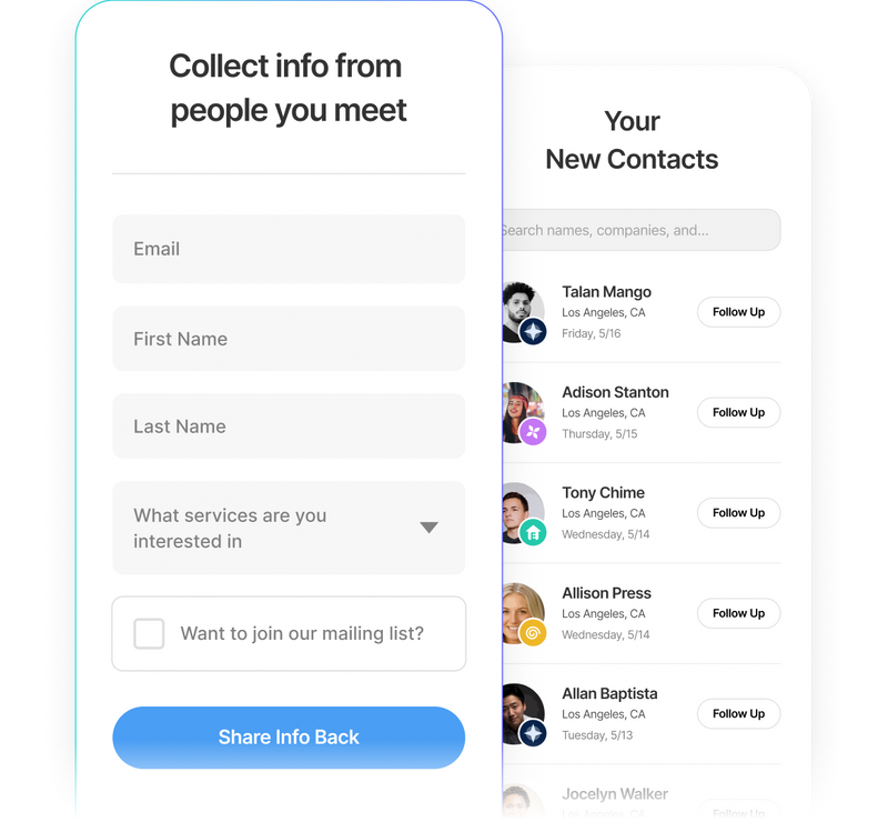 Digital Business Cards Designed for Lead Capture